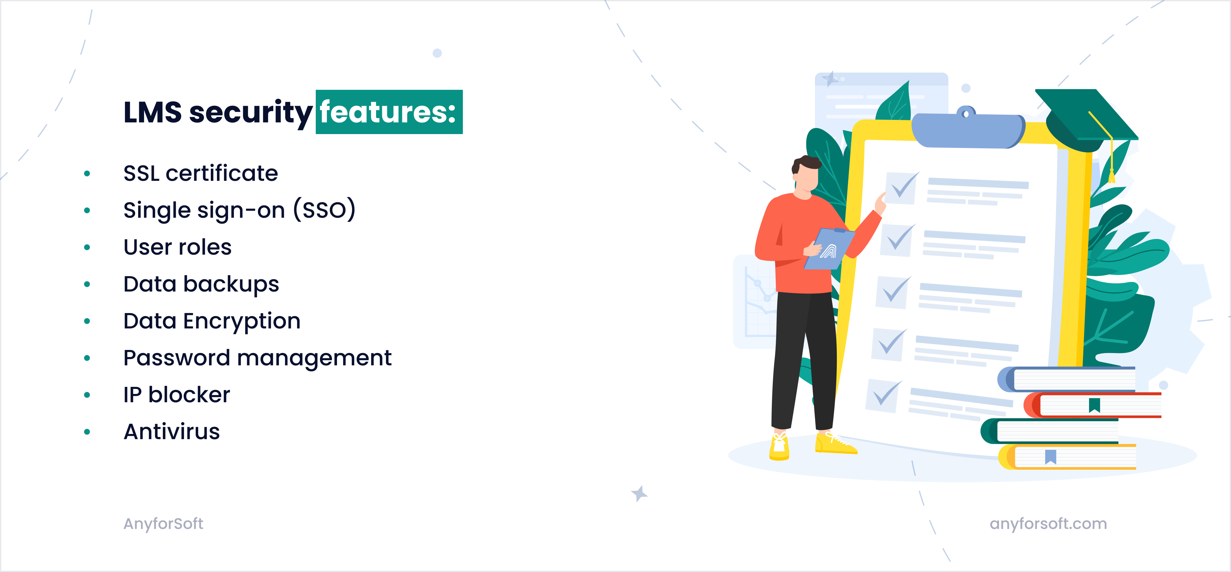 Lms Security Features And Steps For Protection Anyforsoft